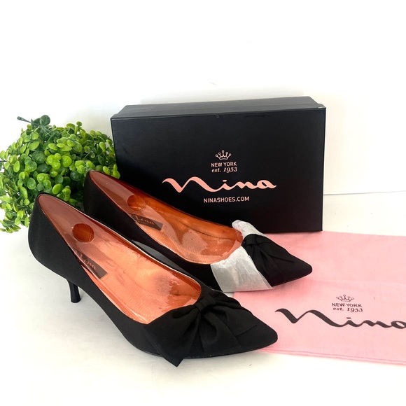 Nina | Shoes | Nina Womens Paladin Satin Pump Size 1 | Poshmark
